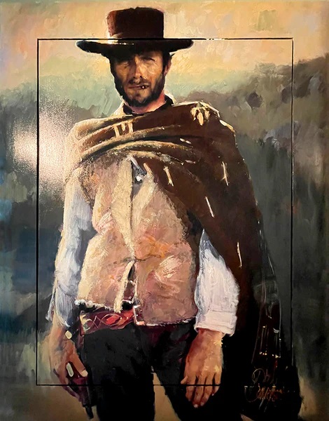 Clint Eastwood Cowboy Art CLINT EASTWOOD Pascale Garlinge Art